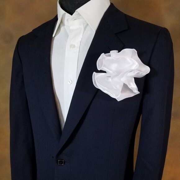 Vavra's Menswear | Accessories | New 2in Pouf Pocket Square White ...